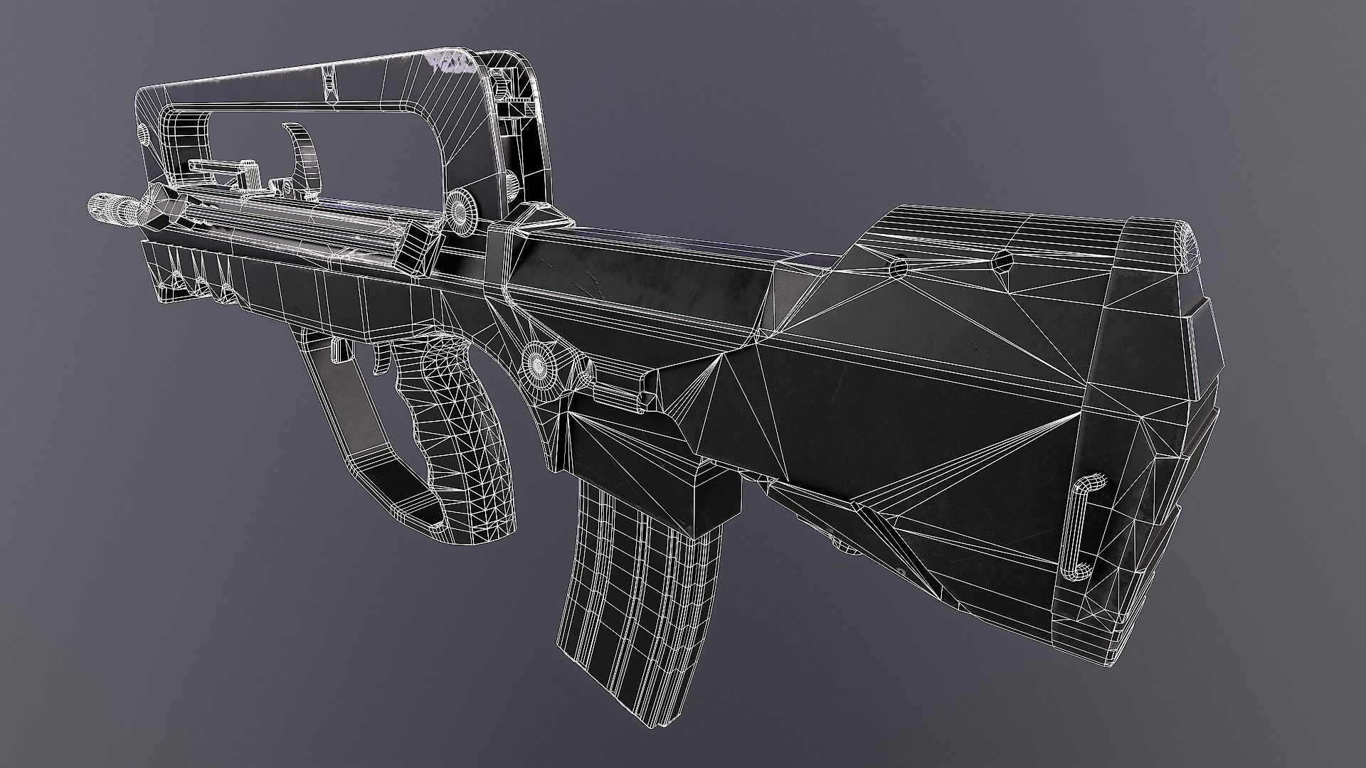 3D model FAMAS G2 Rifle VR / AR / low-poly | CGTrader
