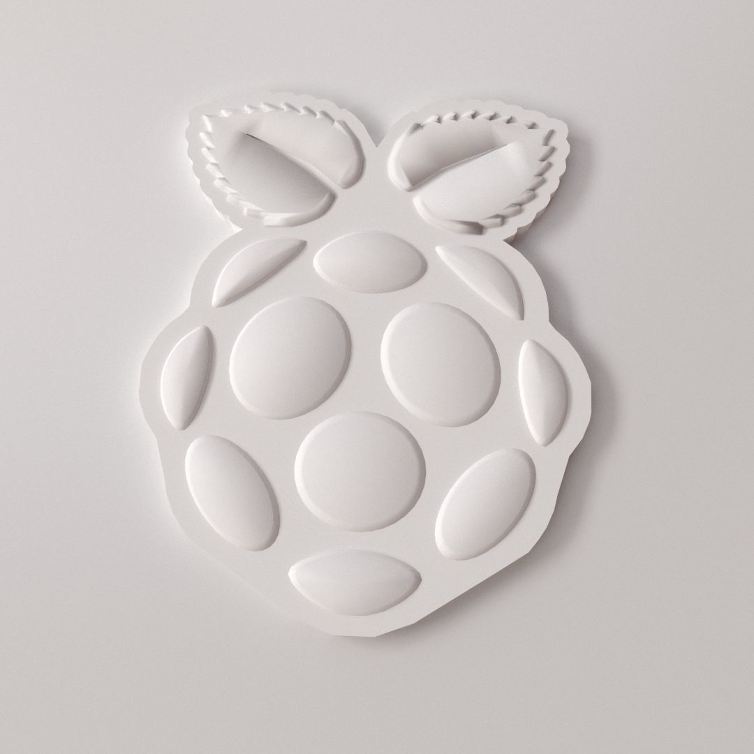 Raspberry Pi Logo 3D model | CGTrader