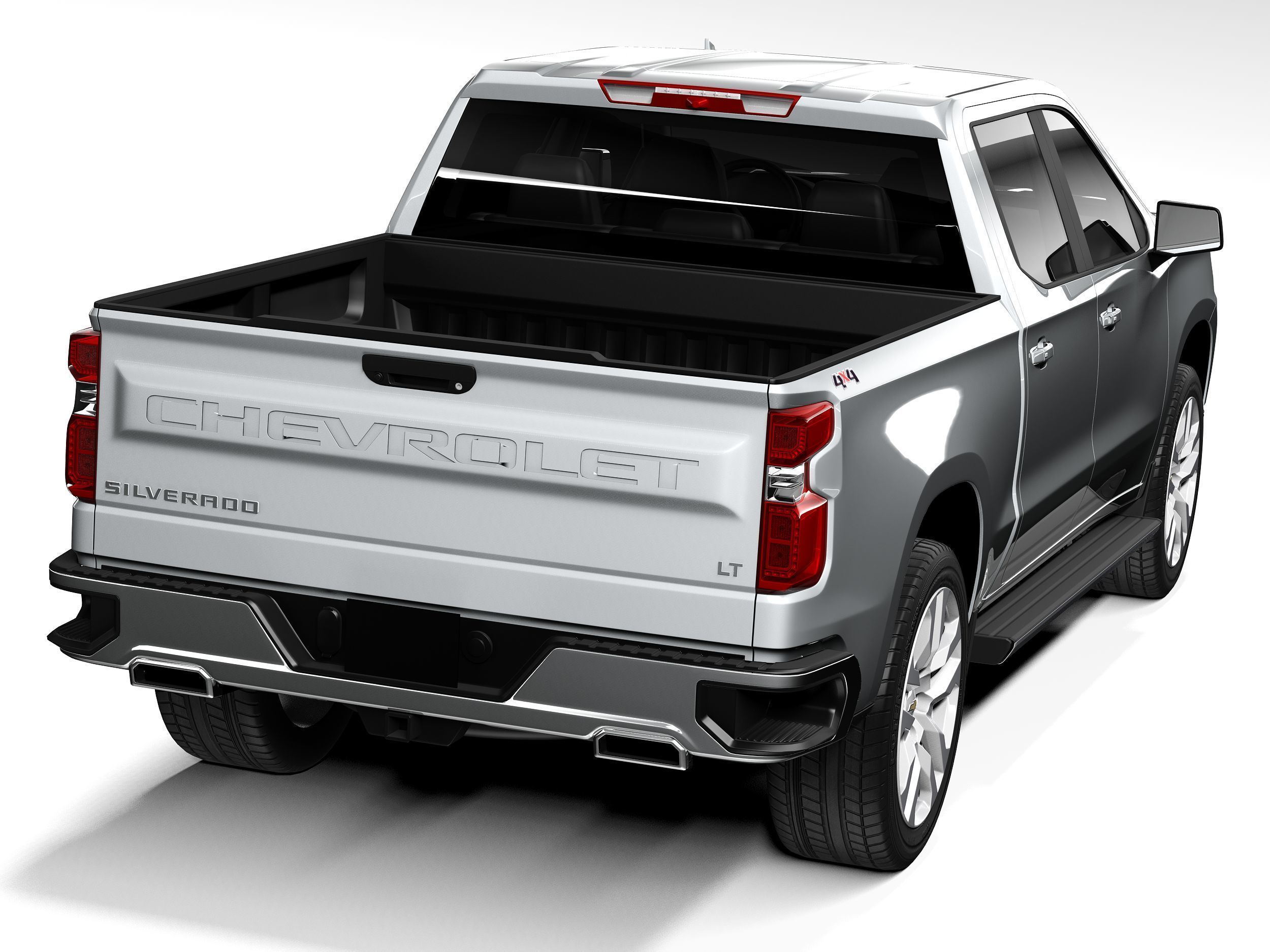 Chevrolet SIlverado 1500 LT 2019 3D model | CGTrader