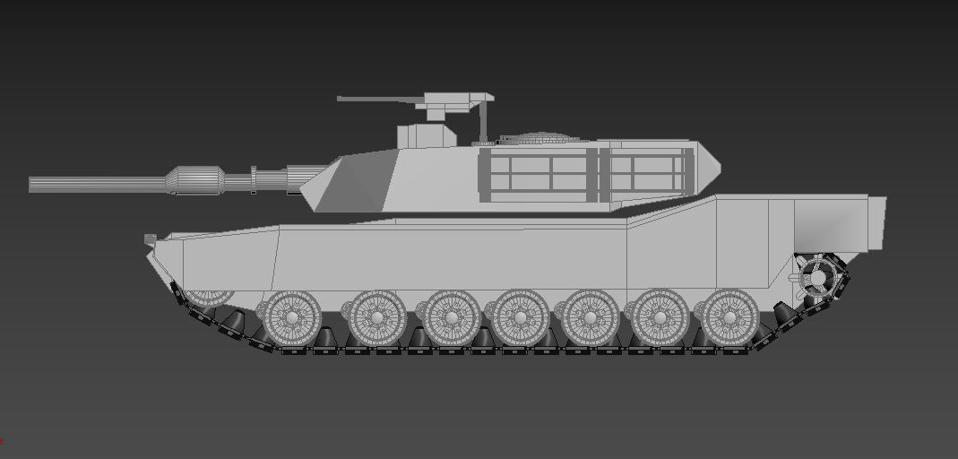 3D model M1A2- Abrams VR / AR / low-poly | CGTrader