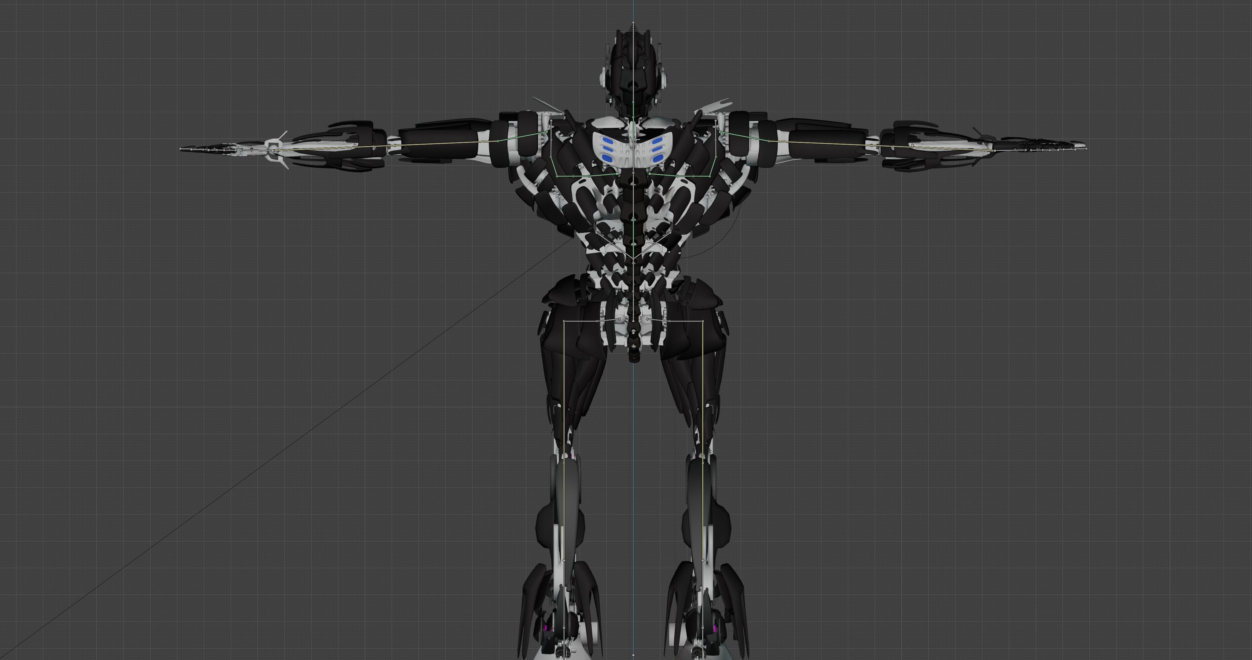 transformer cyborgs and robots in movie transformers 3D model rigged ...