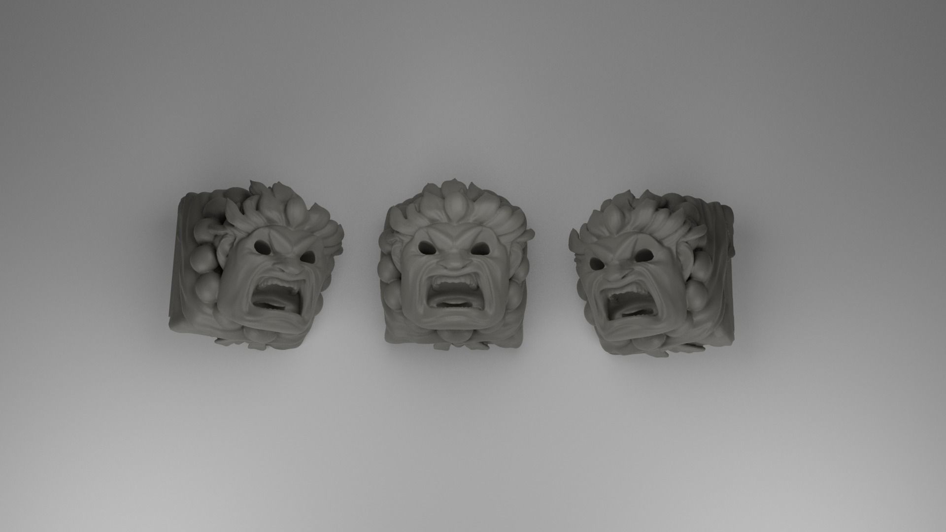 Akuma Keycap 3D model 3D printable | CGTrader
