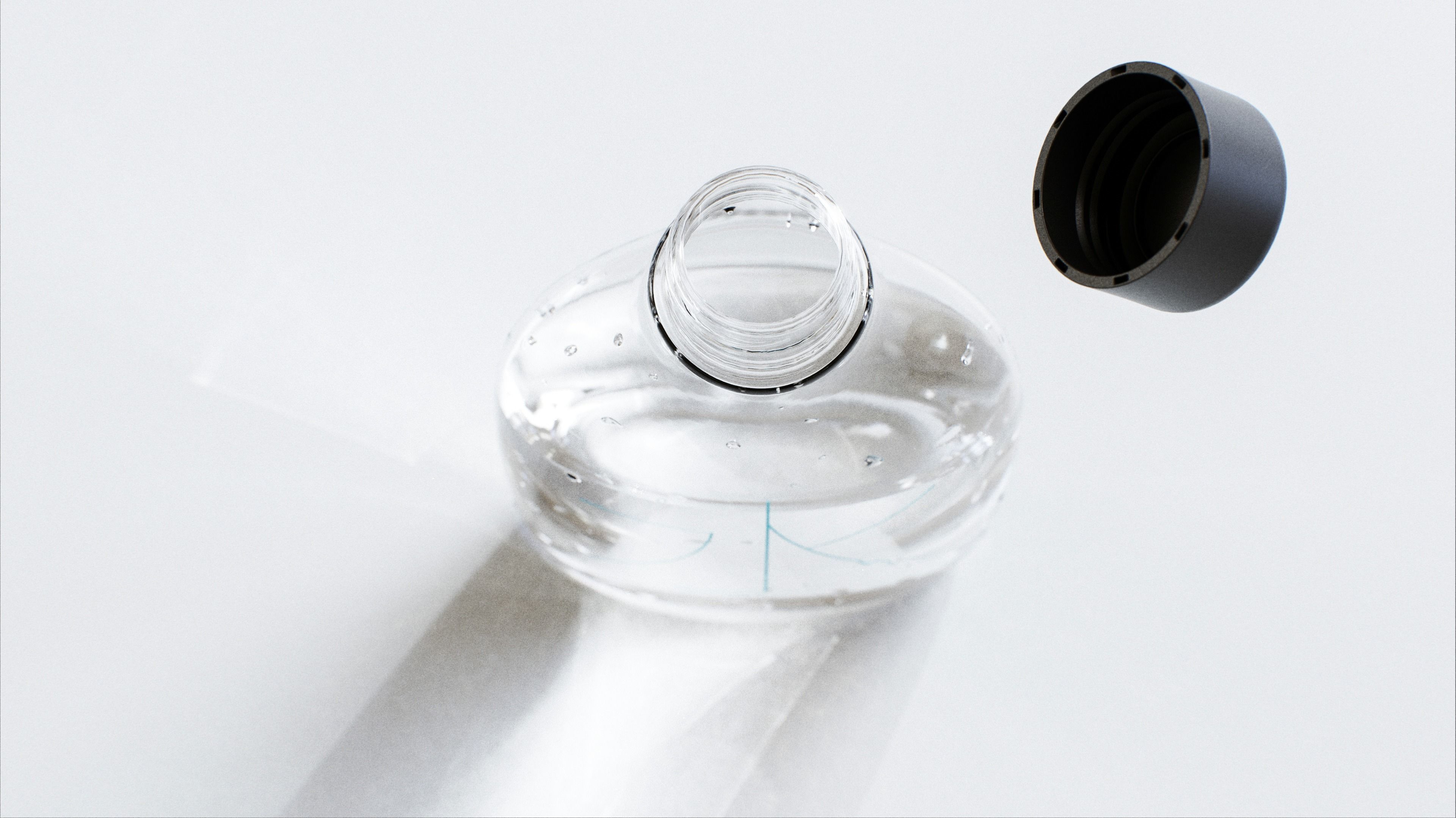 Muji water bottle 3D model | CGTrader
