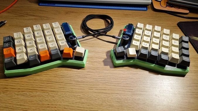 Sofle v2 - non RGB case tent 3D model 3D printable | CGTrader