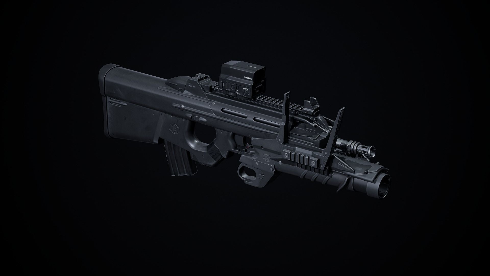 3D model FN F2000 PBR VR / AR / low-poly | CGTrader