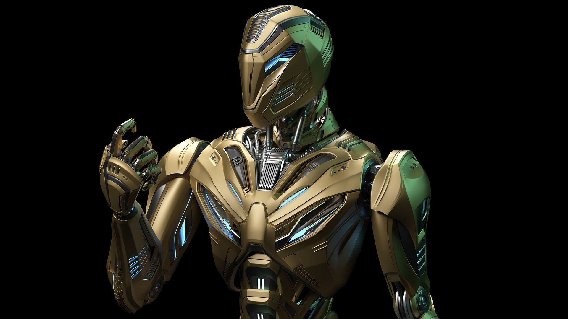 ROBOT ALIEN MECH - RIGGED - ADVANCED EDITION 3D model animated rigged ...
