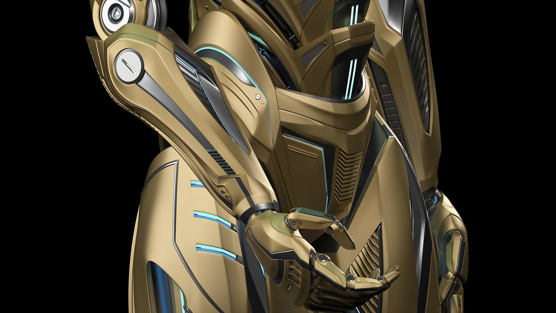 ROBOT ALIEN MECH - RIGGED - ADVANCED EDITION 3D model animated rigged ...