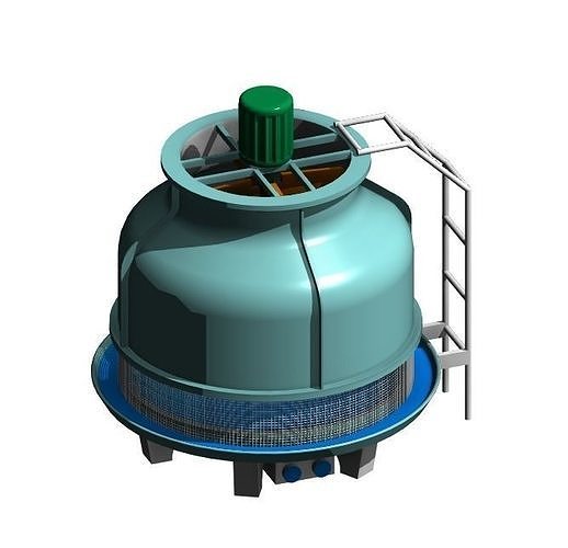 MEP-01-Cooling Tower- Revit Family - 3D model 3D model | CGTrader