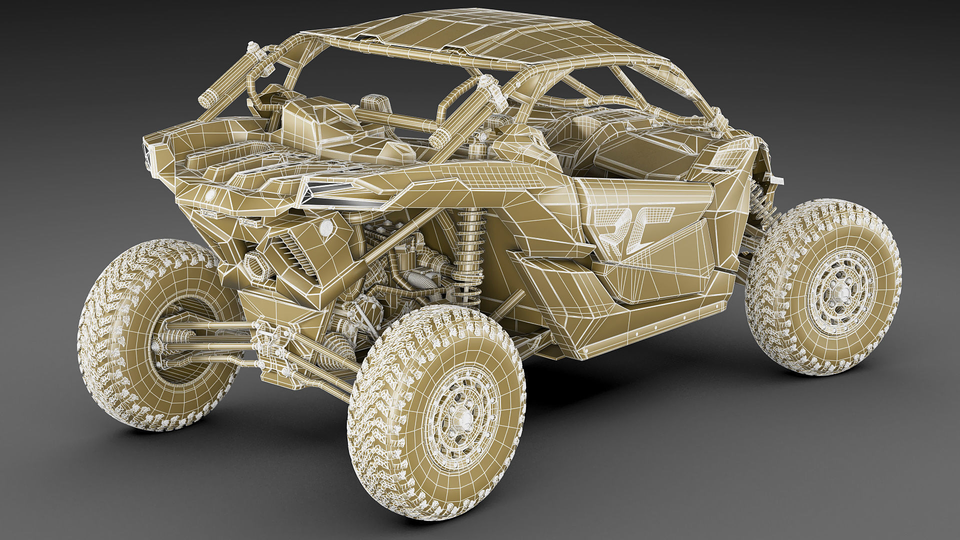 Can-Am MAVERICK X RC TURBO RR 2021 3D model | CGTrader