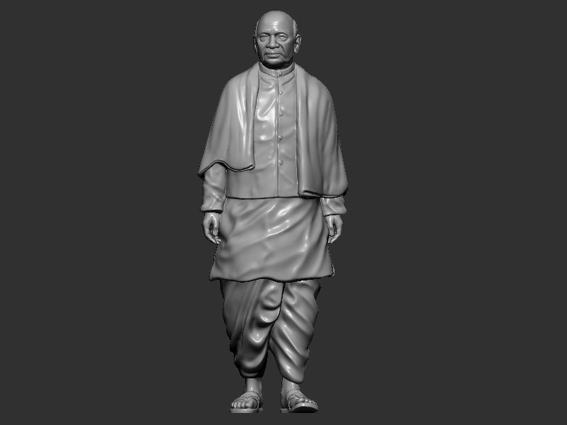 Sardar Patel model 3D model 3D printable | CGTrader