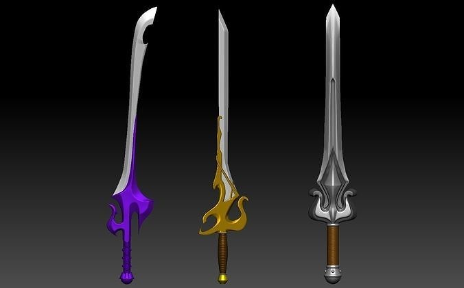 The Power Sword - Subternia - Preternia Blade - He-man Netflix 3D model ...