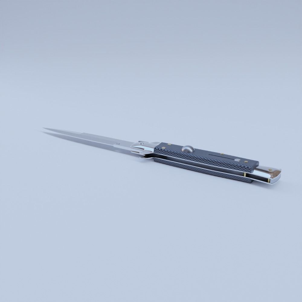 Foldable Knife for Blender 3D model | CGTrader