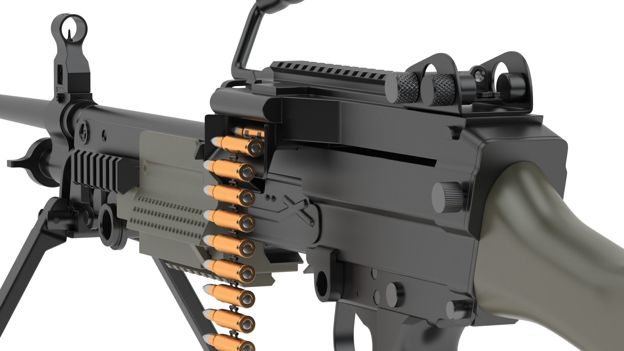 FN Minimi Mk3 3D model | CGTrader