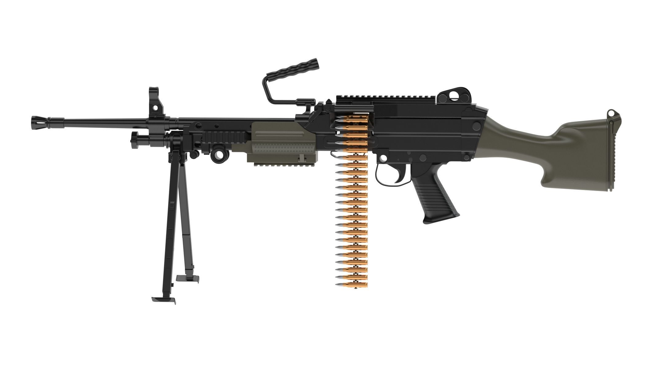 FN Minimi Mk3 3D model | CGTrader