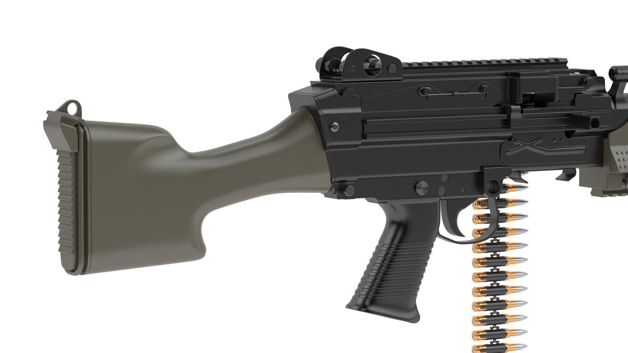 FN Minimi Mk3 3D model | CGTrader