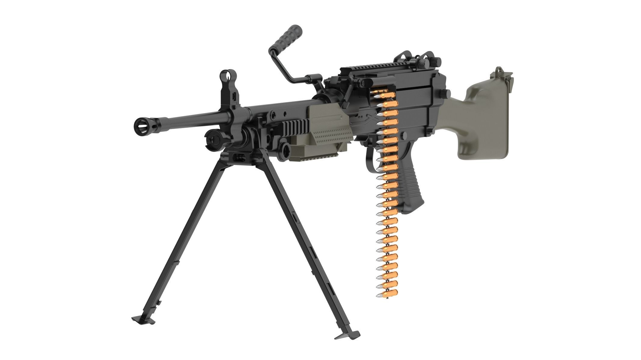 FN Minimi Mk3 3D model | CGTrader