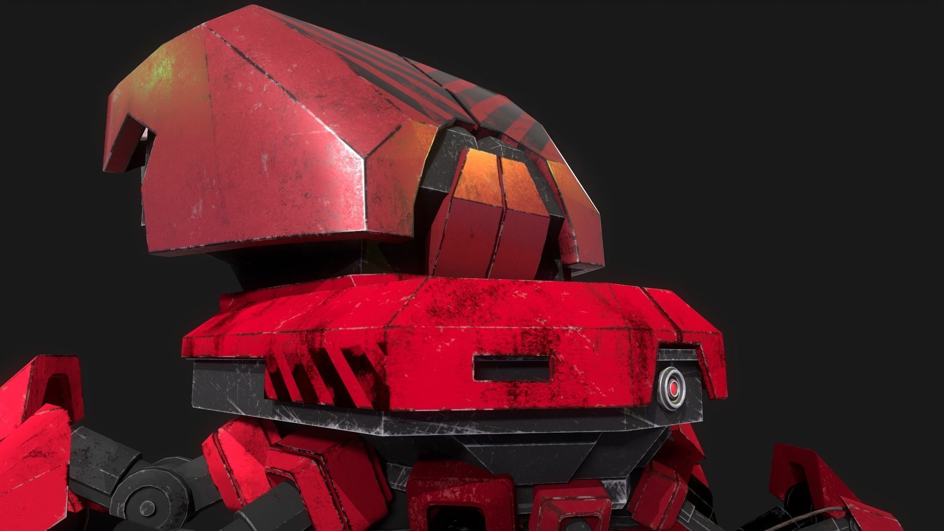 War robot 3D model | CGTrader