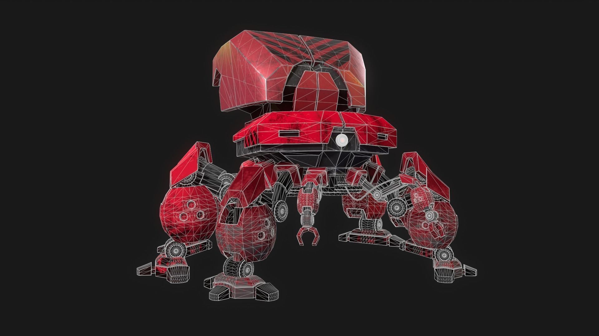 War robot 3D model | CGTrader