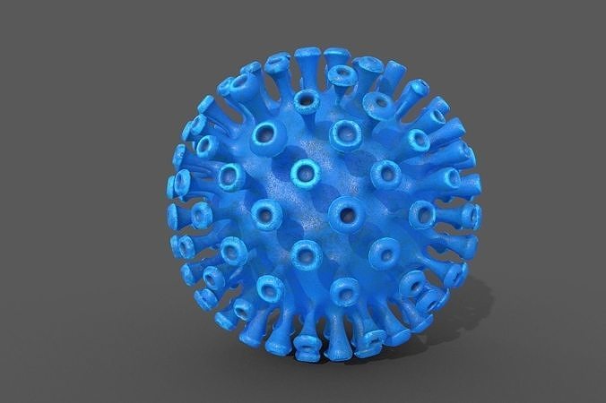 3D model Corona Covid 19 model VR / AR / low-poly | CGTrader