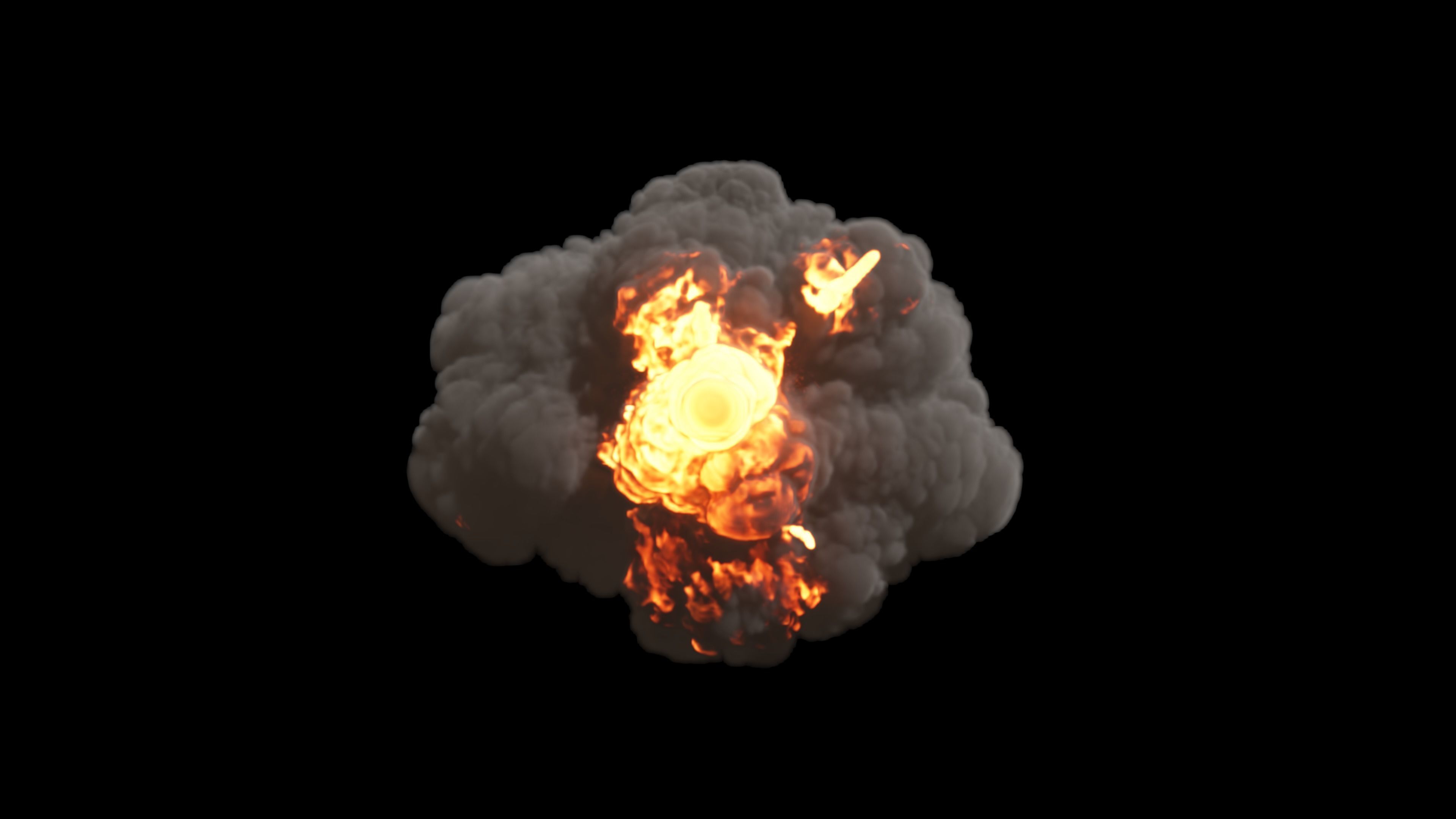 Muzzle Flash 3D model animated | CGTrader
