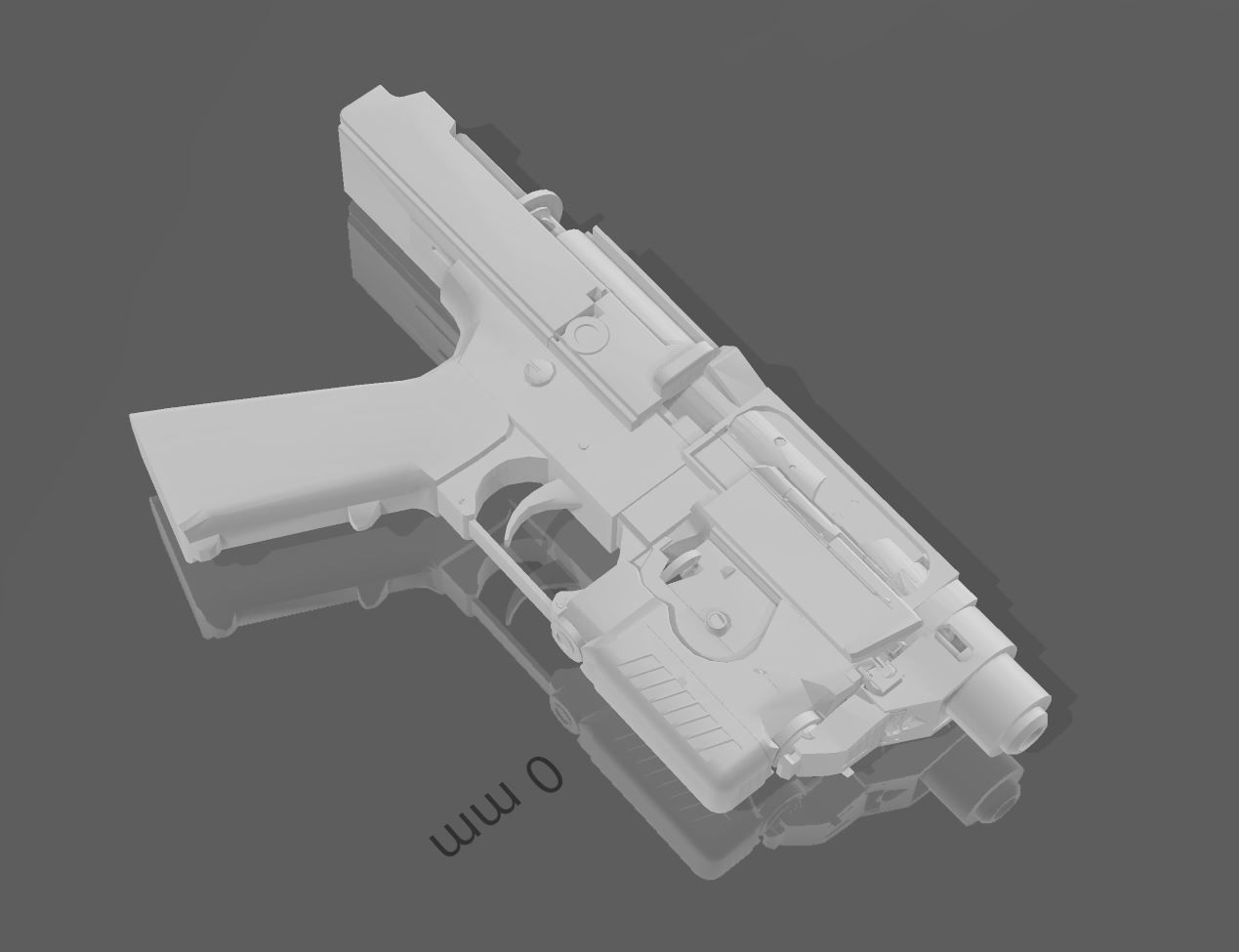 Star Wars Style Blaster 3D model 3D printable | CGTrader