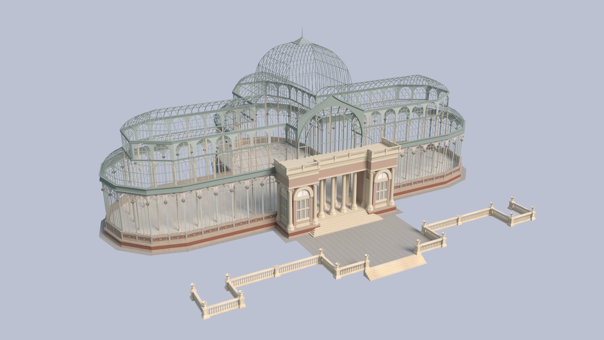 Cristal Palace 3D model | CGTrader