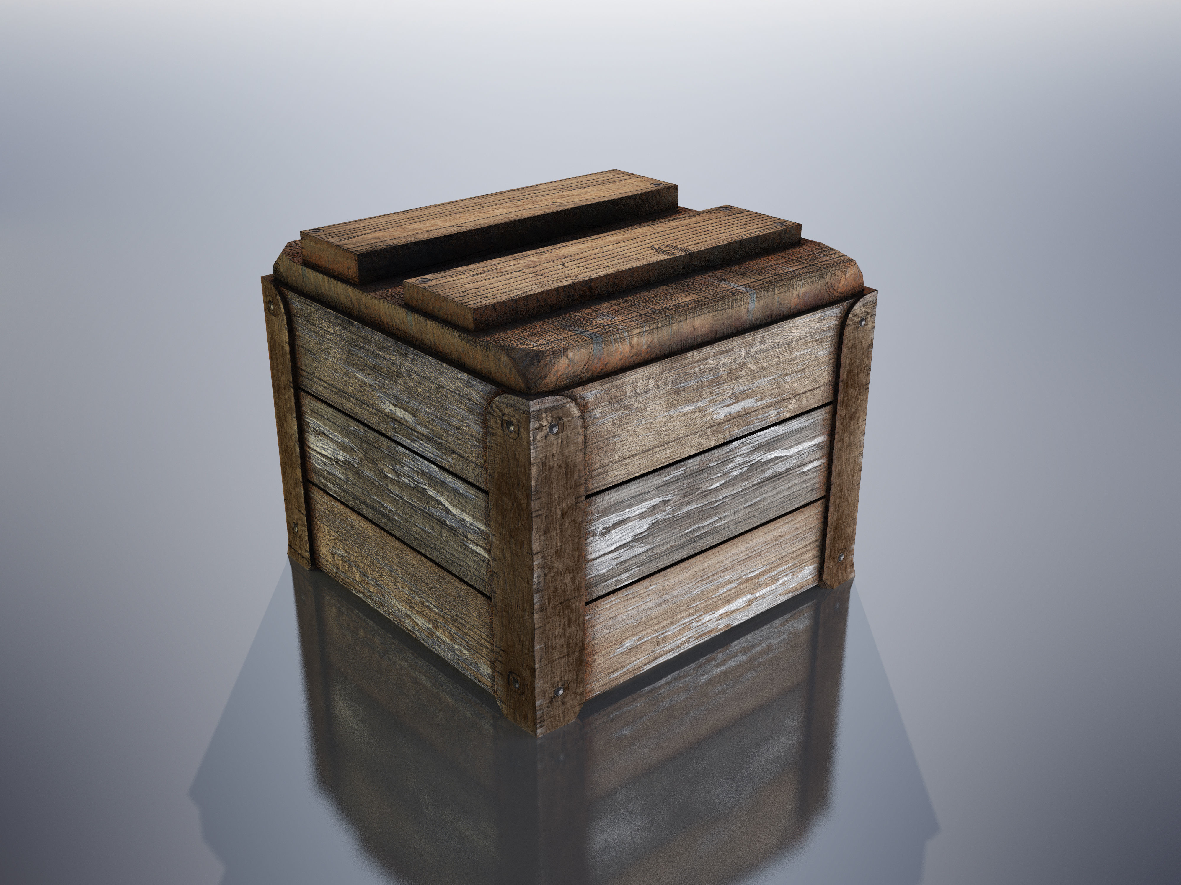 3D model C2 - Medieval Crates pack 1 VR / AR / low-poly | CGTrader