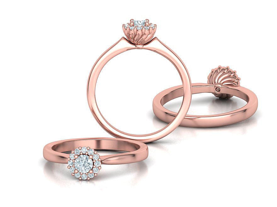 Bespoke Promise Ring Own Spiral design printable 3dmodel 3D model 3D ...