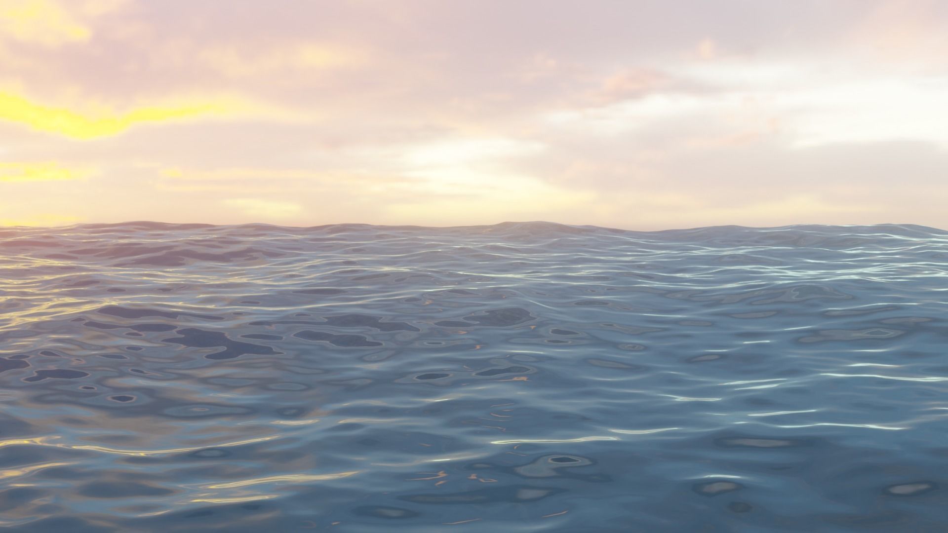 3D model Ocean sea waves VR / AR / low-poly | CGTrader