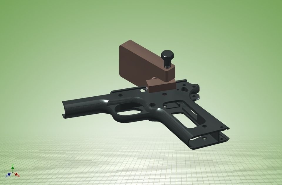 1911 GM Plunger Staking Tool free 3D model | CGTrader