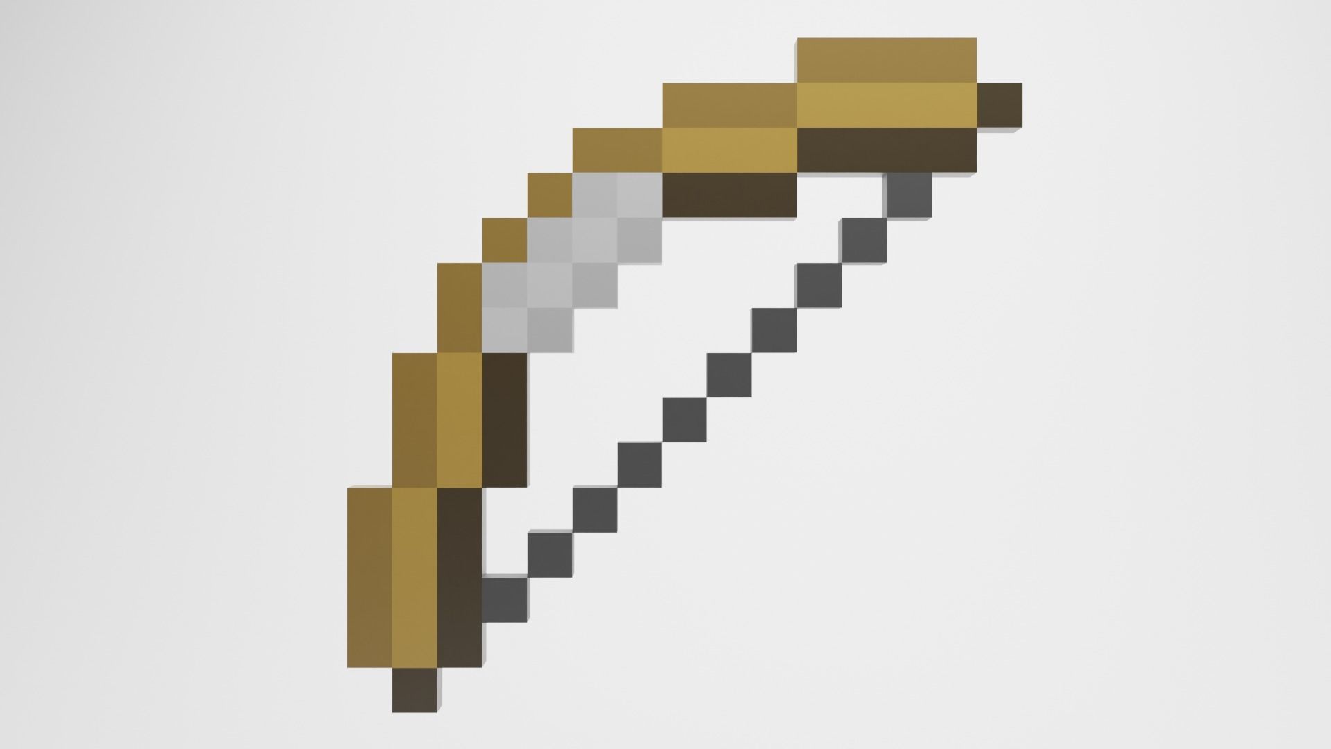 3D model Minecraft Wooden Primary Tools MUST READ DESCRIPTION VR / AR ...