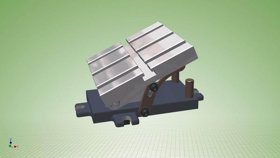 T-Slot Tilt Table free 3D model | CGTrader