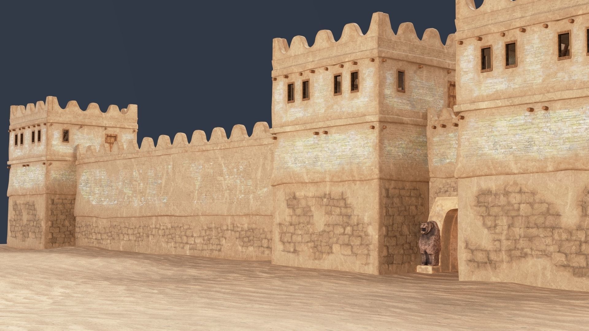 Hittite Fortification 3D model | CGTrader