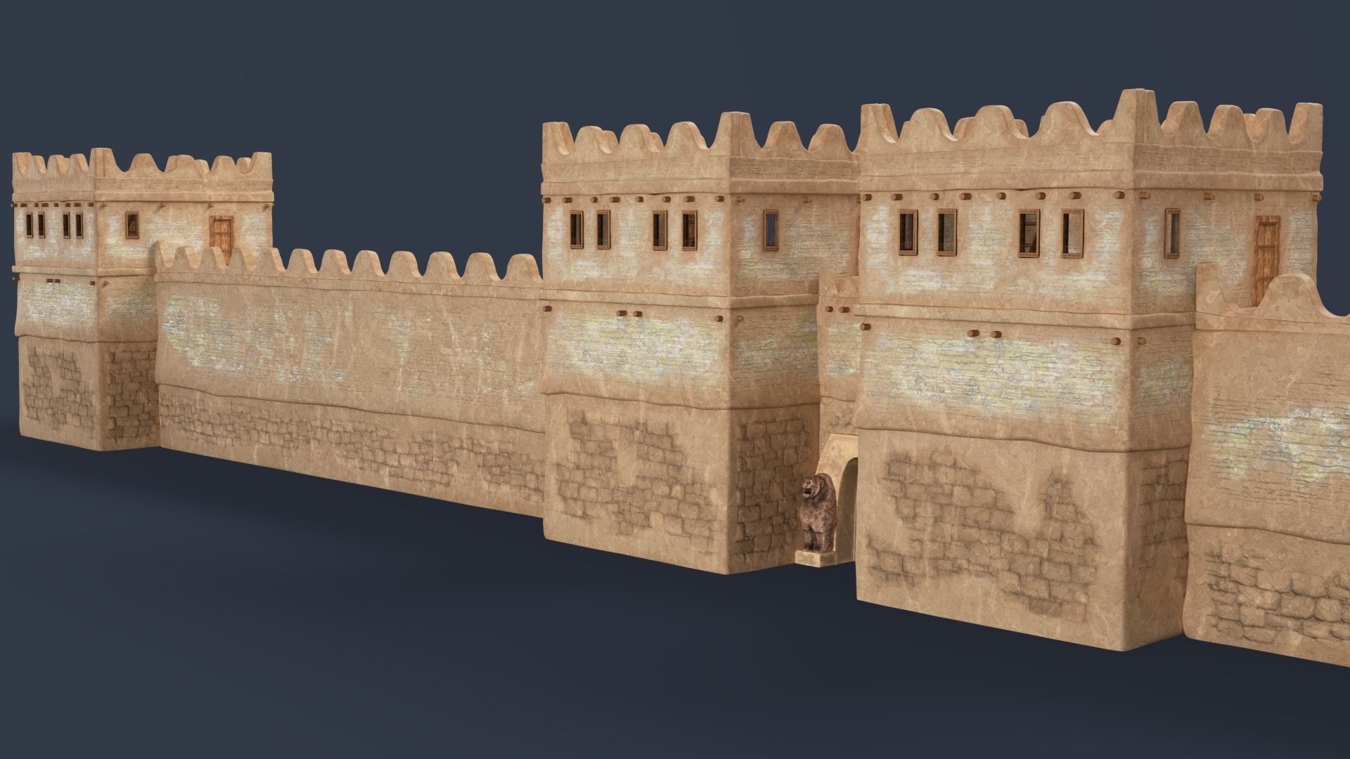 Hittite Fortification 3D model | CGTrader