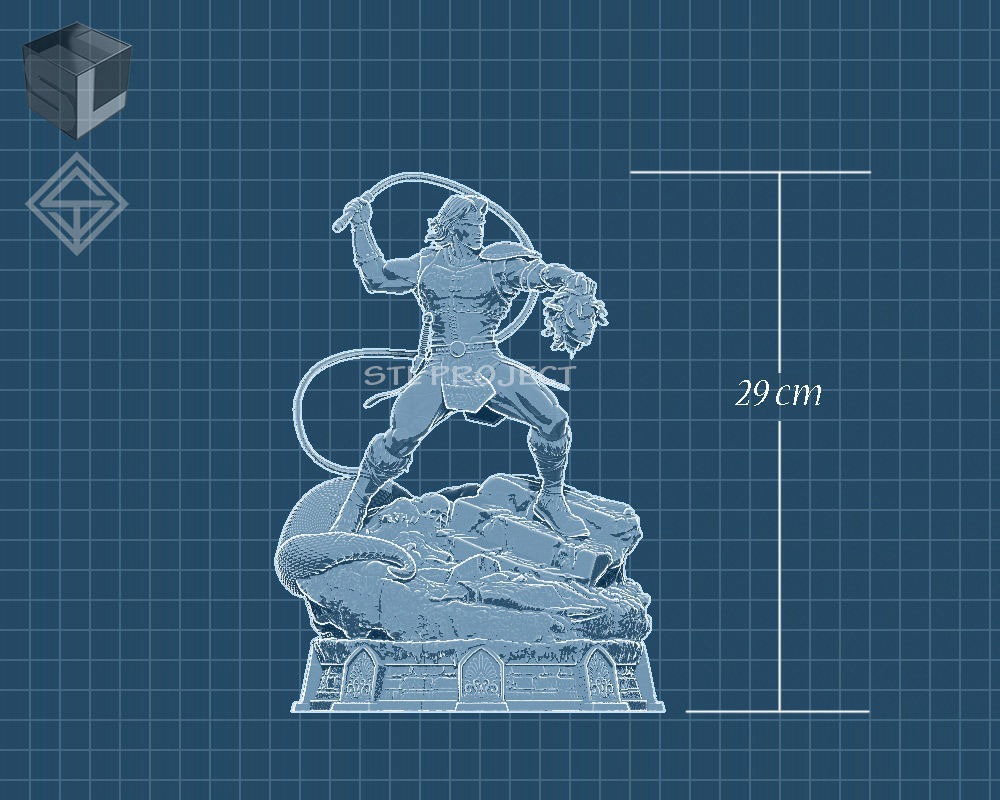 Simon Belmont 3D model 3D printable | CGTrader