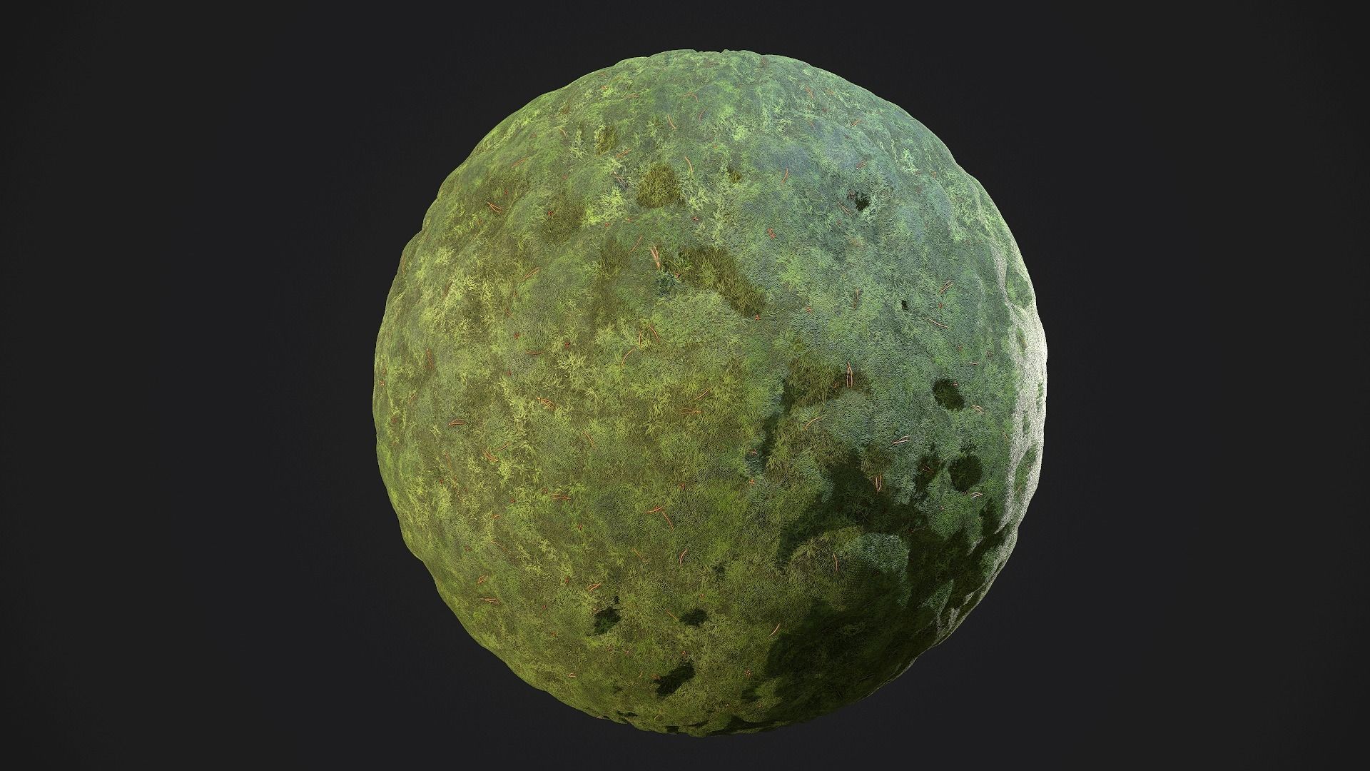 Moss Tileable Material with Substance Graph Texture | CGTrader