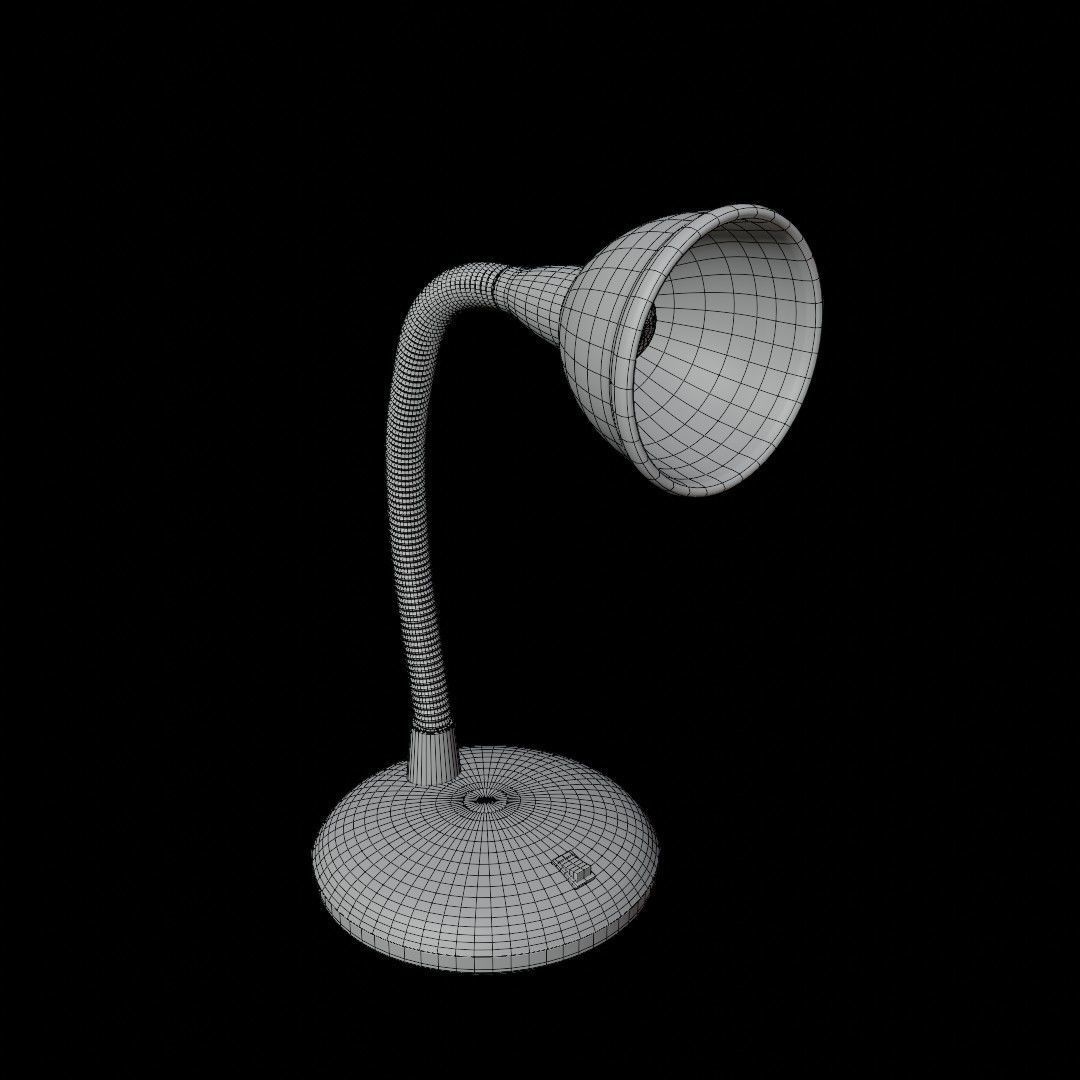 3D model Table lamp flexible for VFX Desk lamp VR / AR / low-poly ...