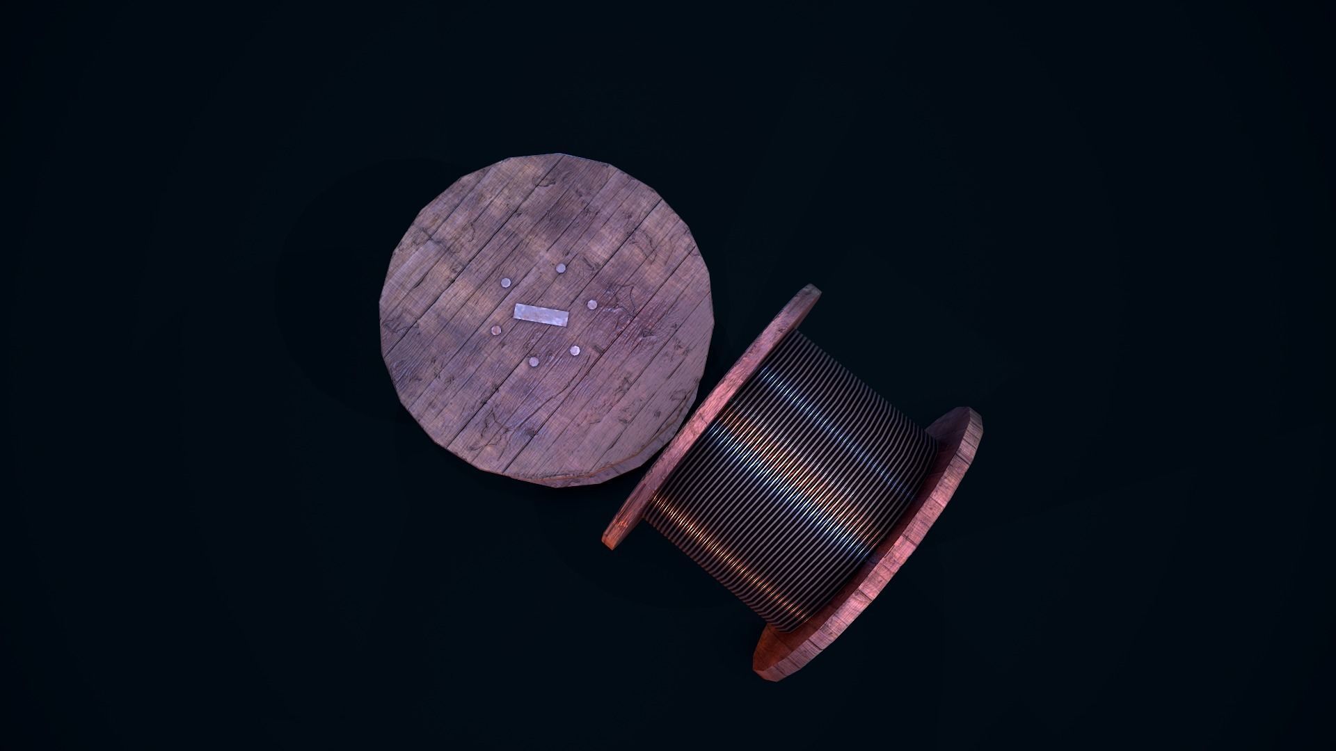 3D model Cable Coil VR / AR / low-poly | CGTrader