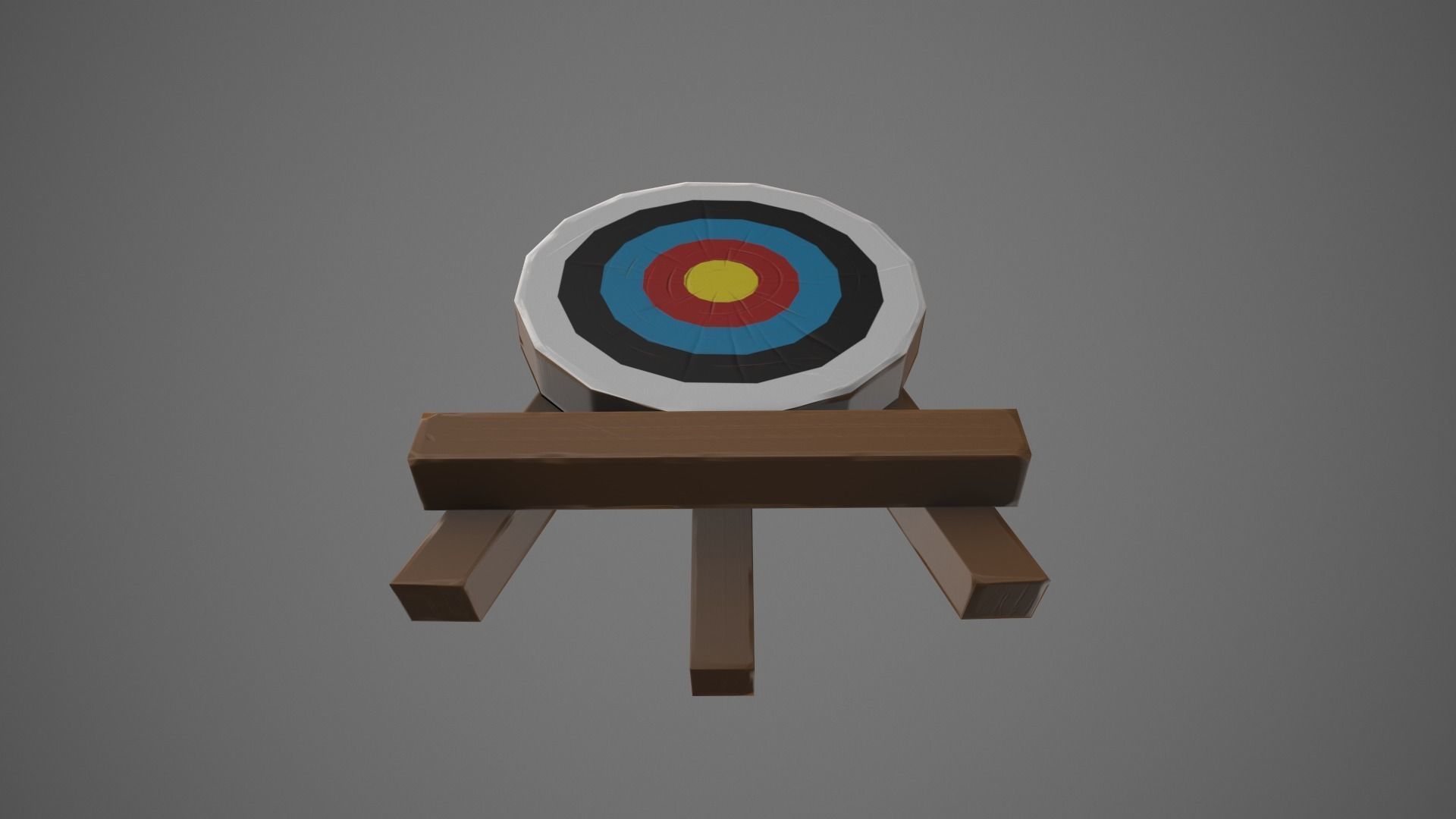 3D model Stylized Archery Target VR / AR / low-poly | CGTrader