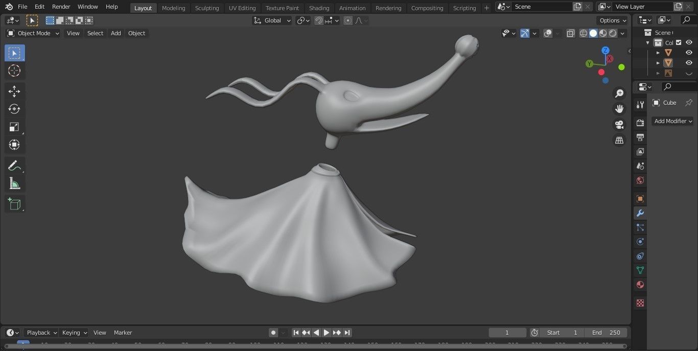 Zero from the movie The Nightmare Before Christmas 3D model 3D ...