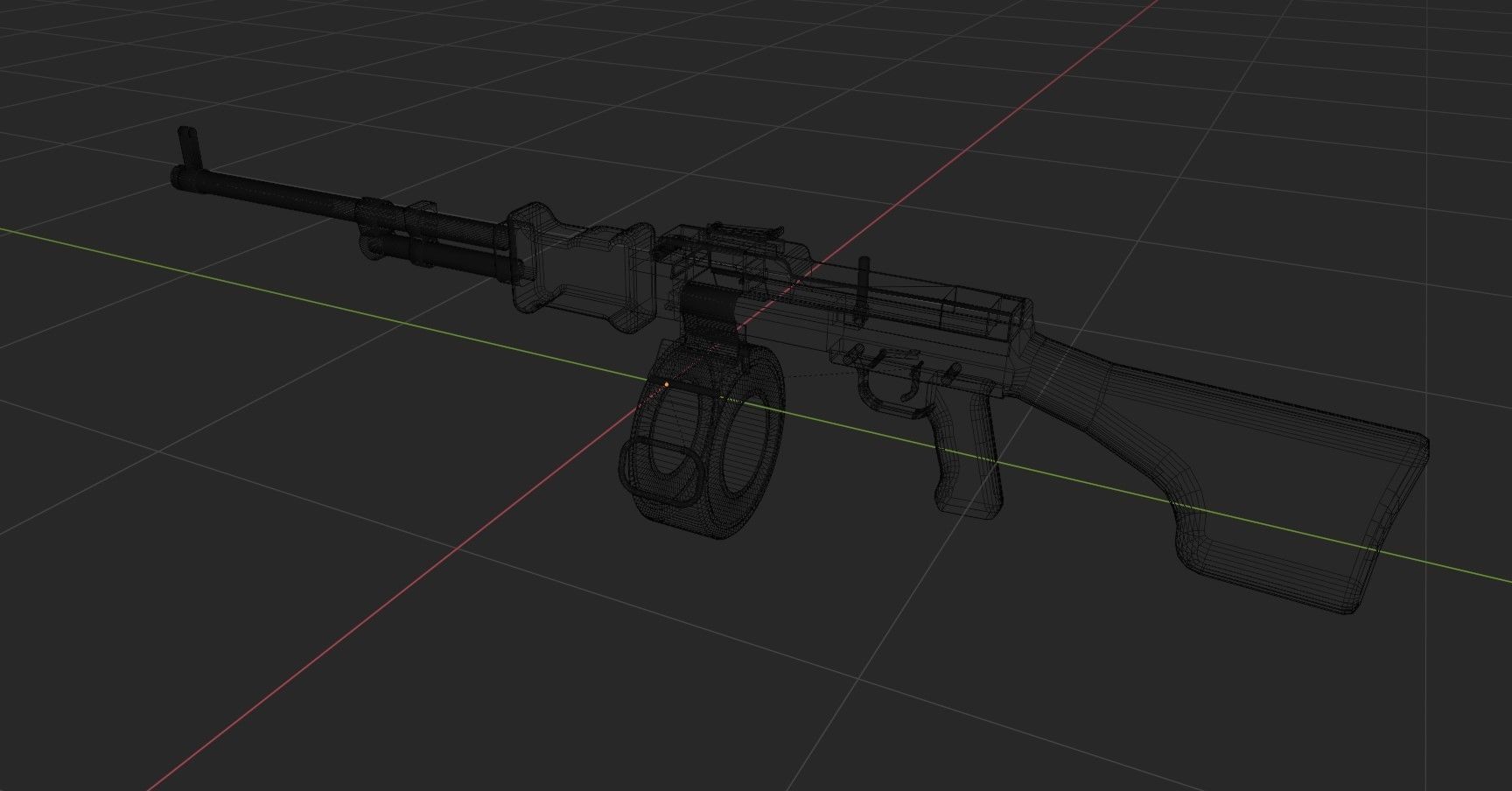 3D model Rpd Low Poly VR / AR / low-poly | CGTrader