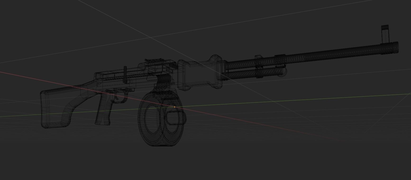 3D model Rpd Low Poly VR / AR / low-poly | CGTrader