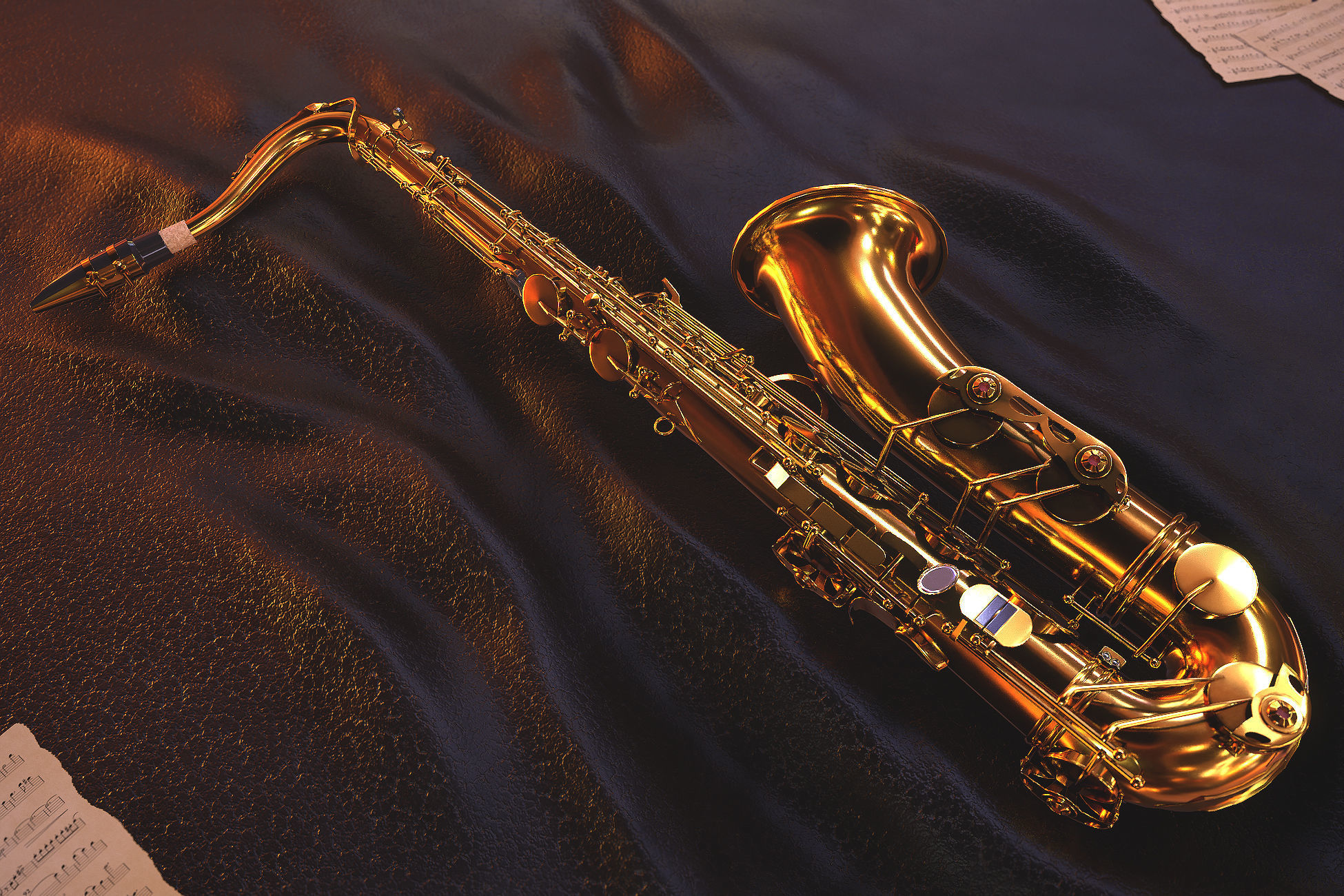 3D model Classic Saxophone VR / AR / low-poly | CGTrader