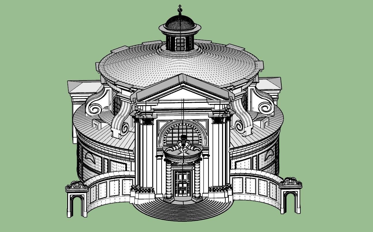 Sant Andrea al Quirinale 3D Model 3D model | CGTrader