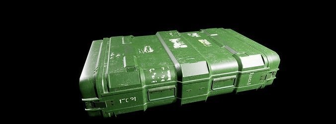 3D model Military transport case VR / AR / low-poly | CGTrader
