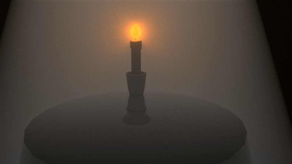 Low Poly Candle free VR / AR / low-poly 3D model | CGTrader