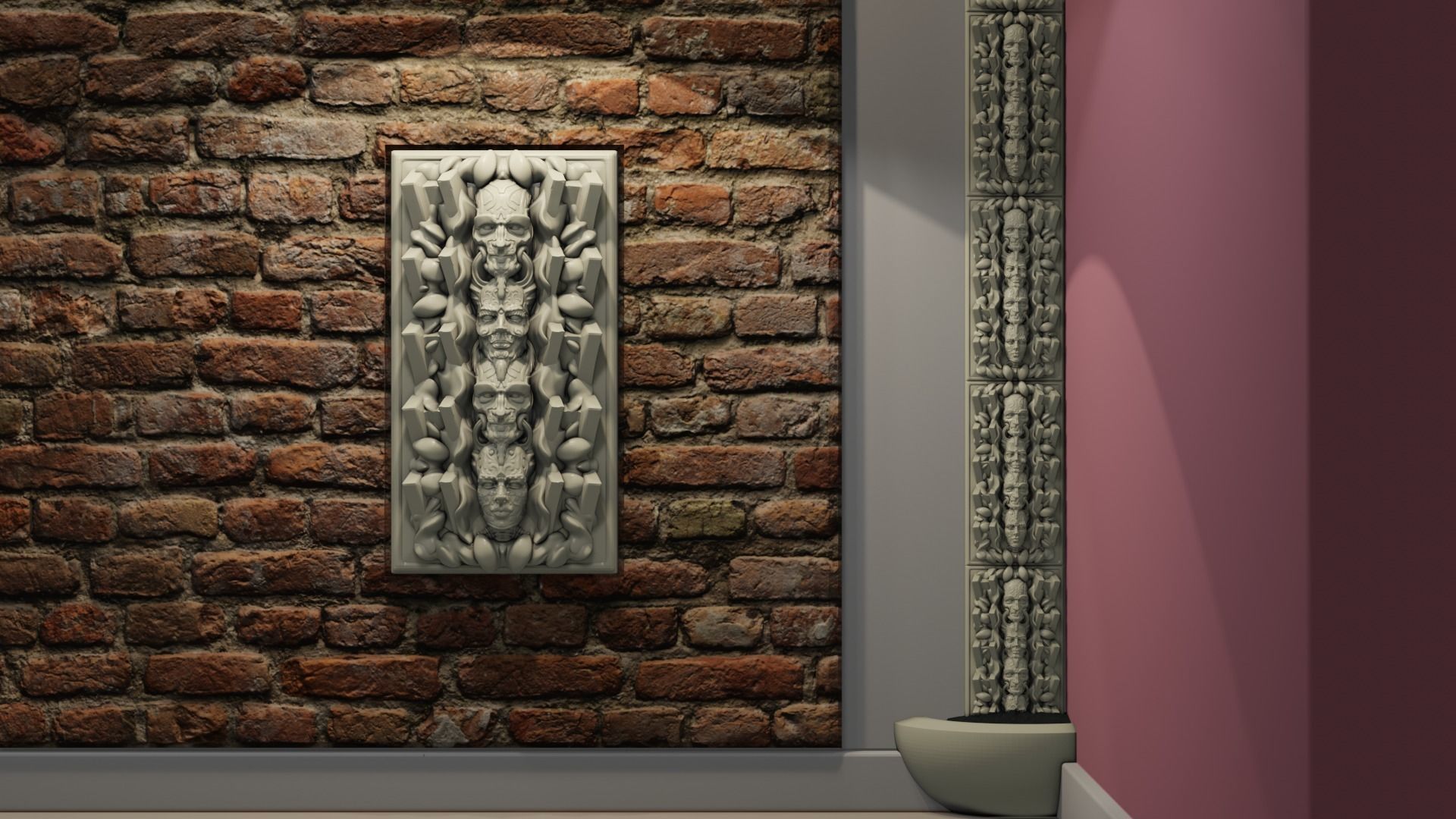 Decorative strip 3D model 3D printable | CGTrader