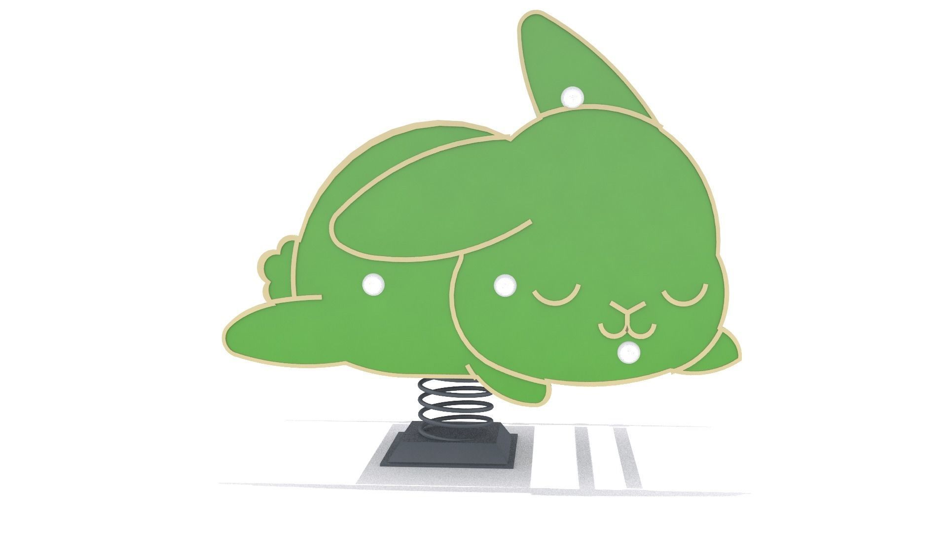 Playground - Bunny Rider 3D model | CGTrader