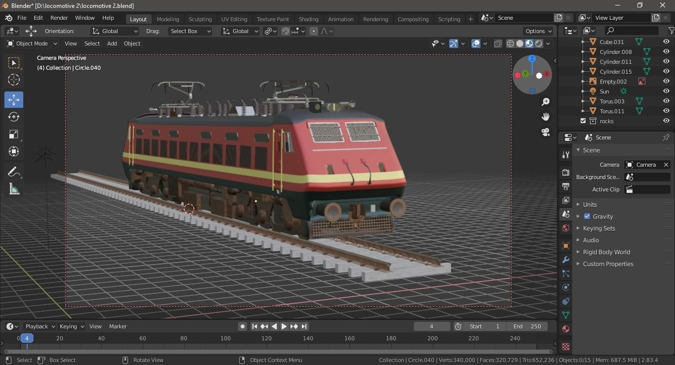 Train wap 4 3D model | CGTrader