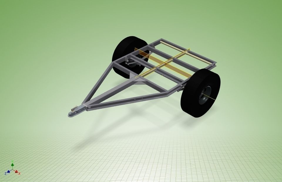 Jeep Trailer Off-Road free 3D model | CGTrader